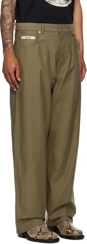 Moschino Belt Loops Tailored Slacks