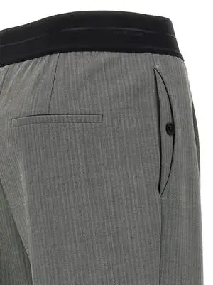 Helmut Lang Logo Band Pull-on Suit Pants