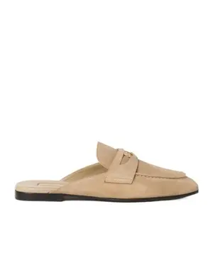 Miu Miu Suede Slippers - Hazel