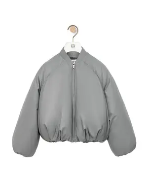 Loewe Padded Bomber Jacket In Nappa Lambskin