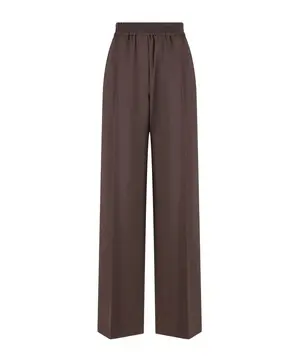 Brunello Cucinelli Brunello Cucinelli Elasticated Wide-Leg Pants No