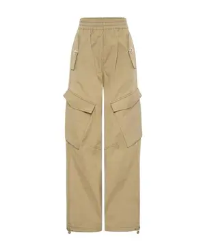 DION LEE Straight-leg Cargo Trousers - Nude
