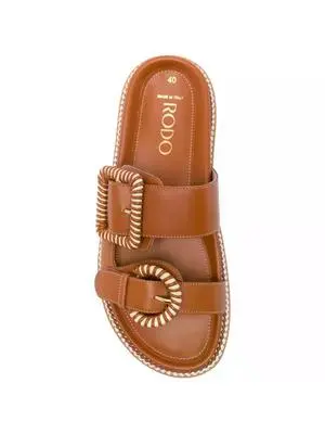 Rodo Buckle-fastening Leather Sandals