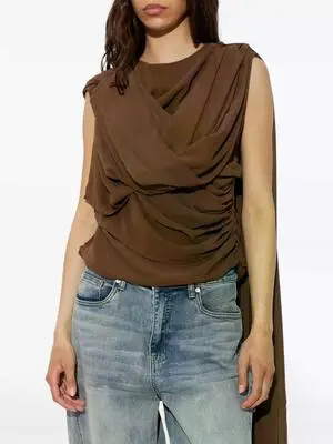 GESTUZ Draped Sleeveless Top