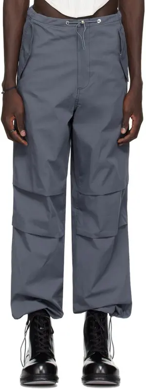 DION LEE Toggle-fastening Wide-leg Trousers