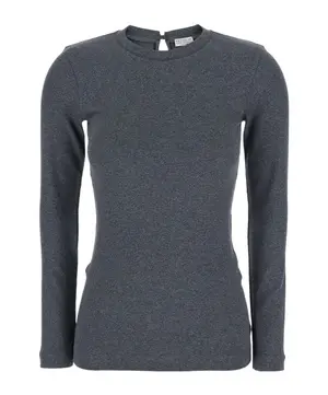 Brunello Cucinelli Embellished Knitted Jumper