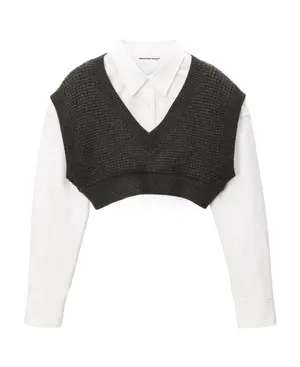 Alexander Wang Layered Knitted Vest