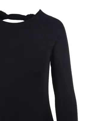 JIL SANDER Open-back Long-sleeved Bodysuit