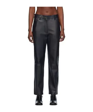 Studio Nicholson Opie Leather Casual Pants