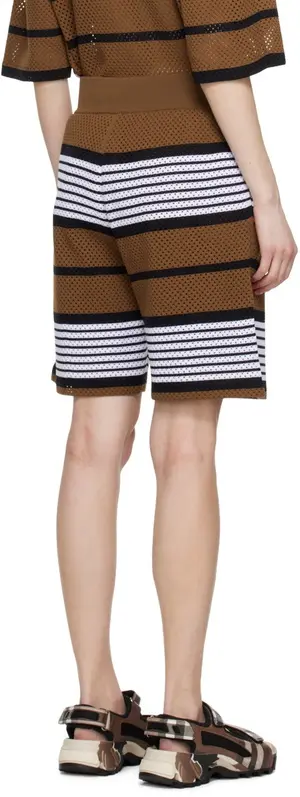 Burberry Striped Knee-length Shorts