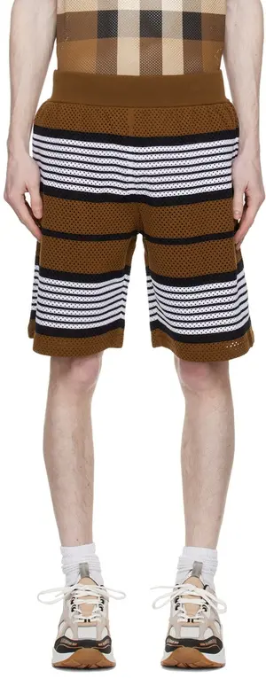 Burberry Striped Knee-length Shorts