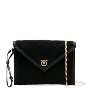 Pinko Logo Clutch - Black