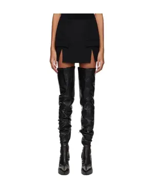 DION LEE Split-hem Mini Skirt