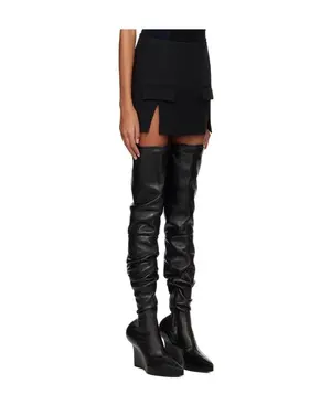 DION LEE Split-hem Mini Skirt