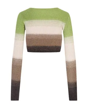 Gcds Striped Knit Cardigan