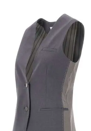 REMAIN BIRGER V-neck Button Vest