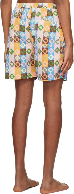 Nanushka Logo Print Swim Shorts
