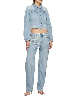 DIESEL® Logo Denim Trousers