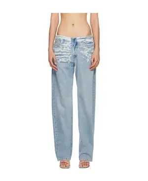DIESEL® Logo Denim Trousers