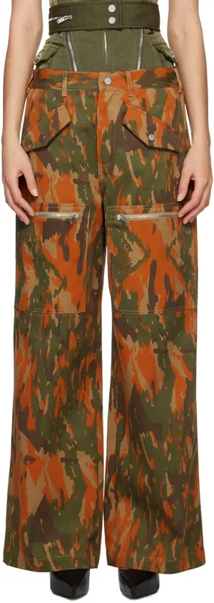 DION LEE Slouch-pocket Trousers