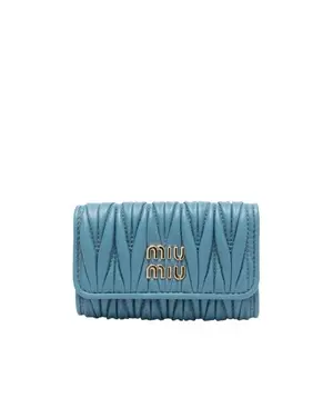 Miu Miu Matelassé Key Holder Wallet