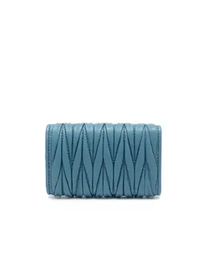 Miu Miu Matelassé Key Holder Wallet