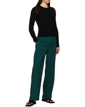 DION LEE Harness Detail Long Sleeve T-shirt