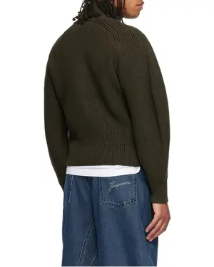 Jacquemus Zip-up Knitted Cardigan