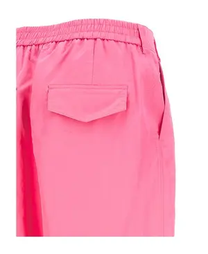 MSGM Elasticated-ankles Wide-leg Trousers