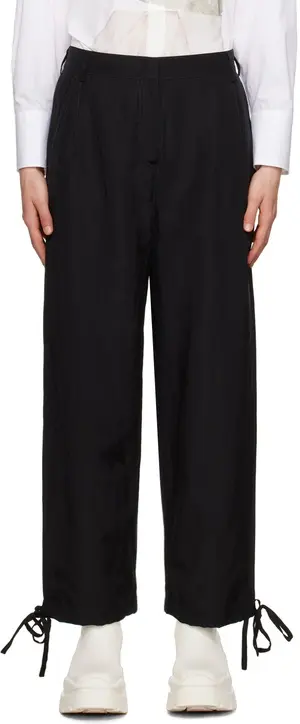 MSGM Elasticated Ankles Wide-leg Trousers