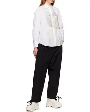 MSGM Elasticated Ankles Wide-leg Trousers