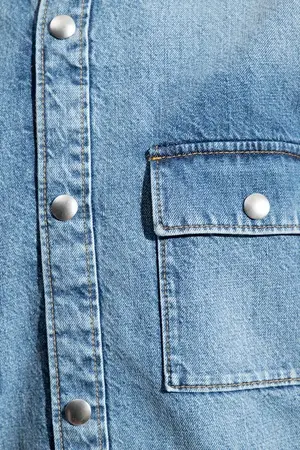 Bottega Veneta Medium Indigo Denim Shirt