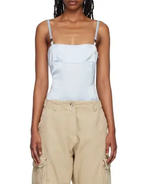 Coperni Thin Shoulder Strap Jumpsuit - Nude