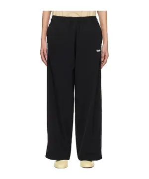 Rhude Wide-leg Sweatpants With Logo Appliqu