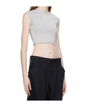 Alexander Wang Sleeveless Crop Top