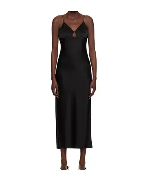 Filippa K Slip Maxi Dress With Cut-out Detail