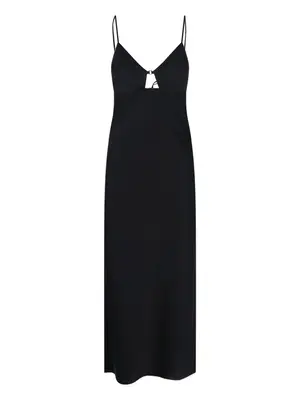 Filippa K Slip Maxi Dress With Cut-out Detail