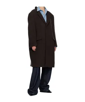 MAISON MARGIELA Drop-shoulder Wool Coat