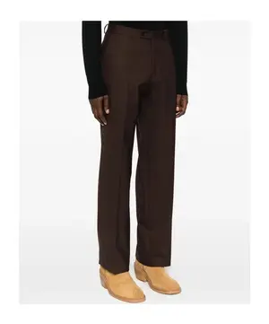 SUNFLOWER Flat-front Tailored Trousers