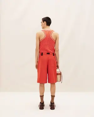 Jacquemus Le Short Meio Oversized Shorts - Red