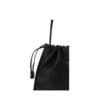 COCCINELLE Logo Embossed Drawstring Tote Bag