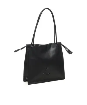 COCCINELLE Logo Embossed Drawstring Tote Bag