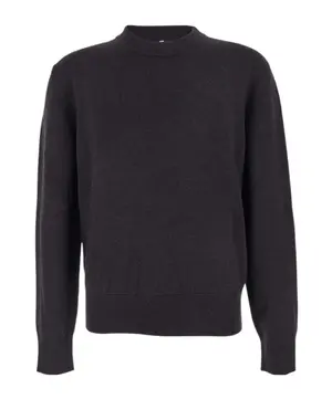 SUNFLOWER Long-sleeved Wool Crew Neck Sweater - No
