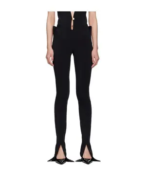 MUGLER Split-ankles Trousers - Black