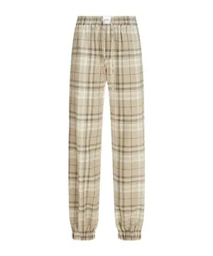 Attico Checkered Trousers