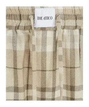 Attico Checkered Trousers