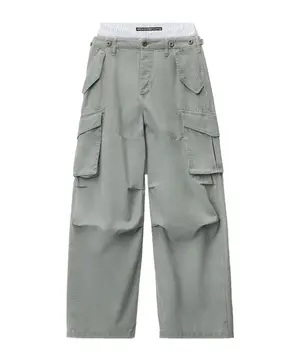 Alexander Wang Layered Waistband Cargo Pants - No