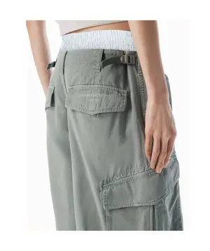 Alexander Wang Layered Waistband Cargo Pants - No