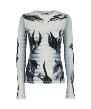 Jean Paul Gaultier Round Neck Tops