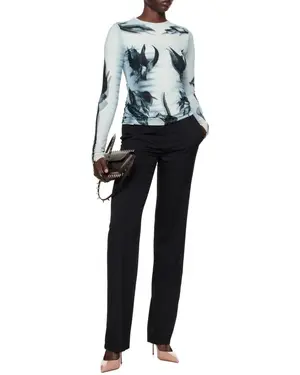 JEAN PAUL GAULTIER Printed Crewneck Long Sleeve Top